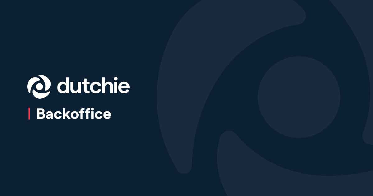 Dutchie Backoffice